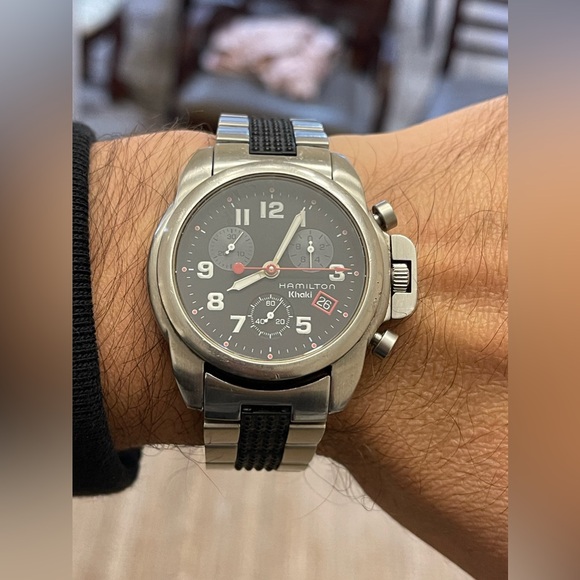 Hamilton | Accessories | Hamilton Khaki Action Chrono Quartz Model 633 ...